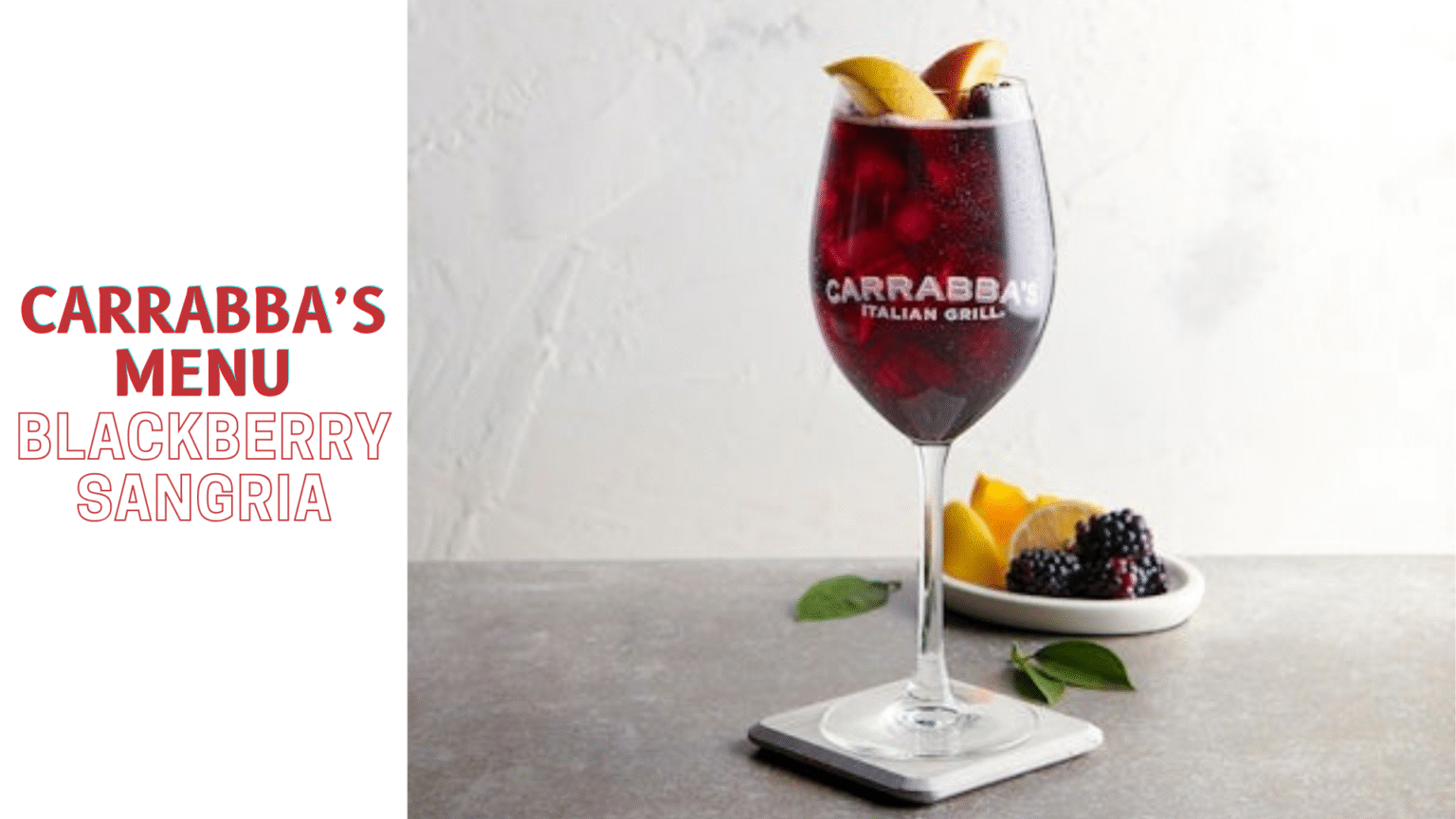 Carrabba’s Blackberry Sangria Recipe - Irresistible Fruity Red Wine ...